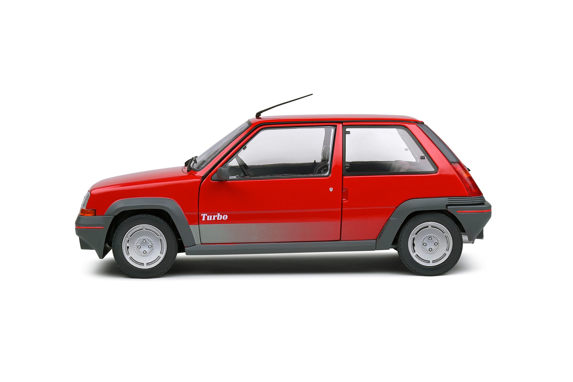 SOLIDO 1:18 Scale Diecast - 1985 Renault 5 GT Turbo Mk1 in Red - 18100
