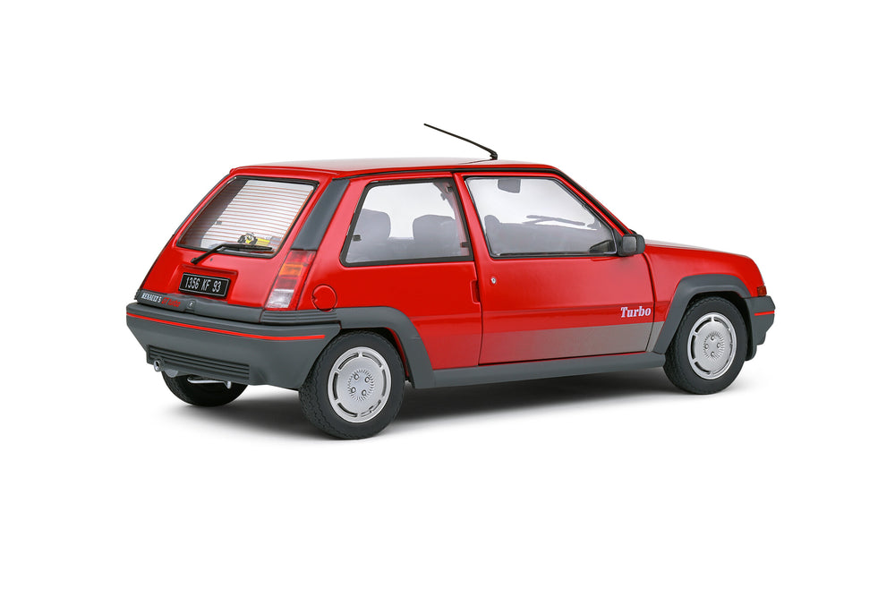 SOLIDO 1:18 Scale Diecast - 1985 Renault 5 GT Turbo Mk1 in Red - 18100