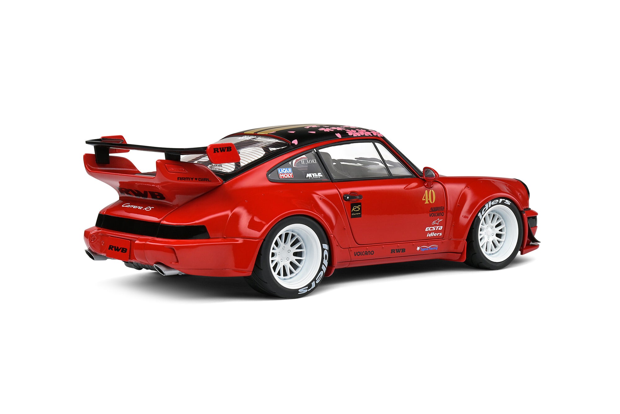 SOLIDO 1:18 Scale Diecast Model, Porsche 911 (964) RWB Rauh Welt - Sak