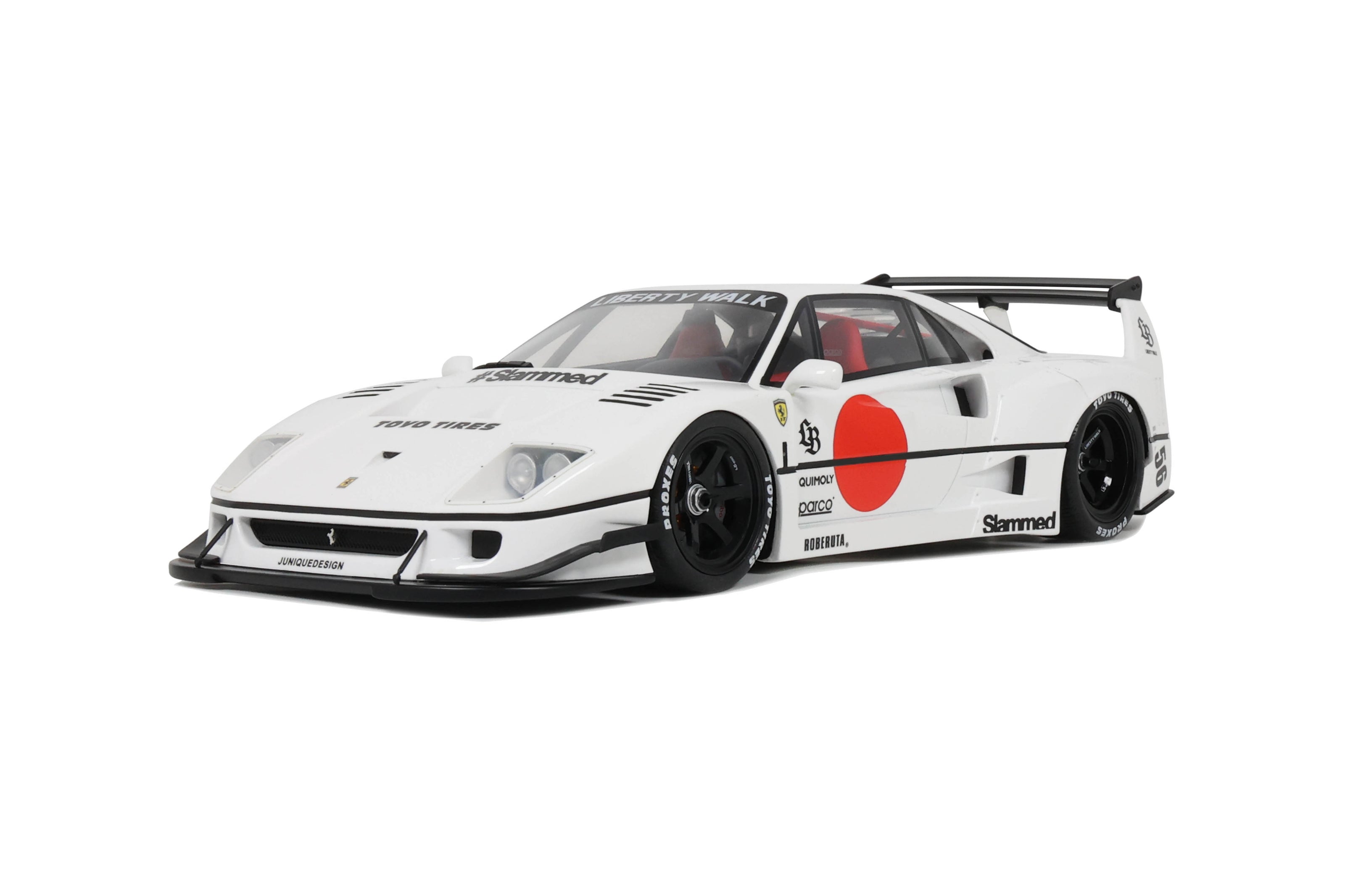 GT Spirit 1:18 Scale Resin Model Ferrari F40 LBWK Liberty Walk Body Ki