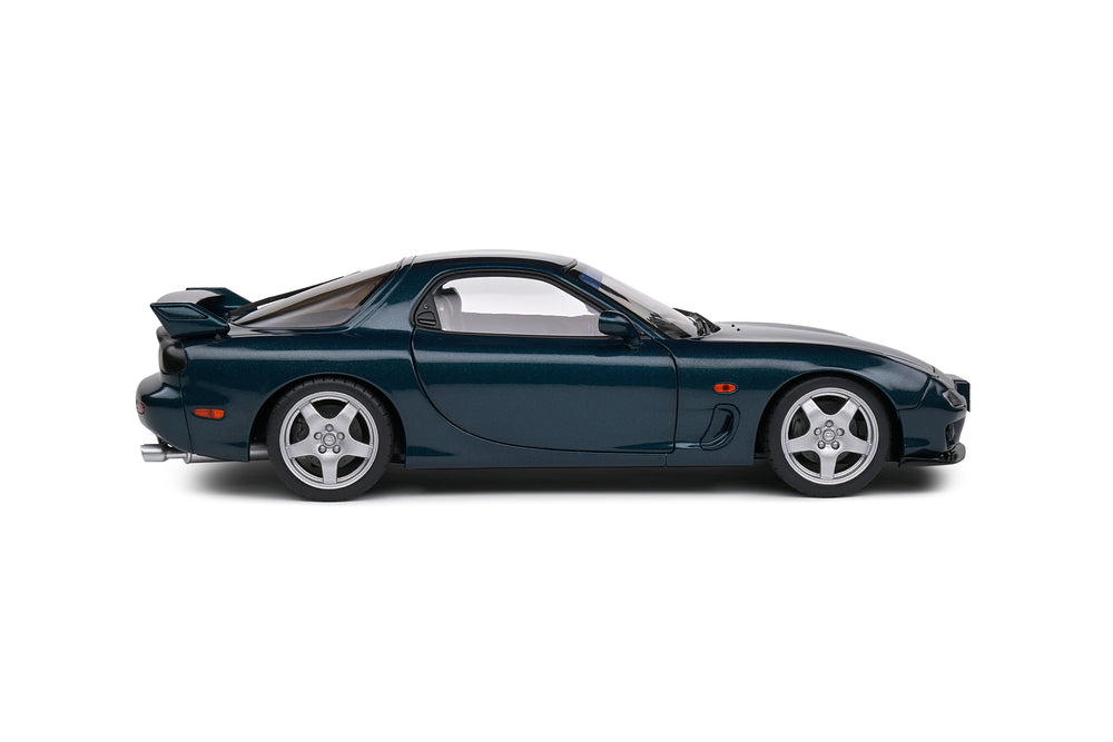 SOLIDO 1:18 Scale Diecast Model Car - 1994 Mazda RX7 FD RS, Blue Mica
