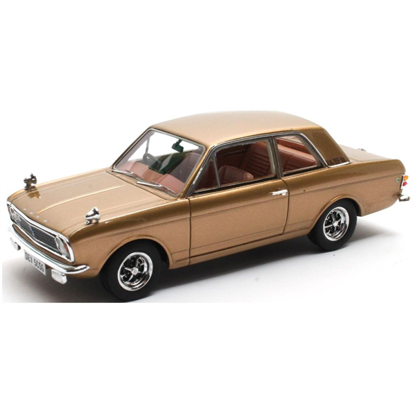 Matrix 1:43 Resin 1966 to 1970 Ford Cortina Lotus Mk2 , Gold - 40603-1