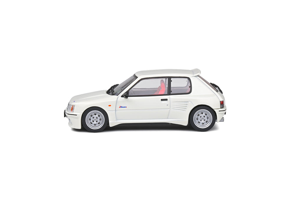 SOLIDO 1:43 Diecast - 1989 Peugeot 205 GTi with Dimma Bodykit, White