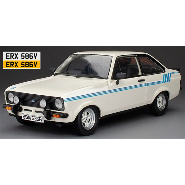 SUNSTAR 1:18 Scale Ford Escort Mk2 Harrier in Diamond White (RHD) - 46